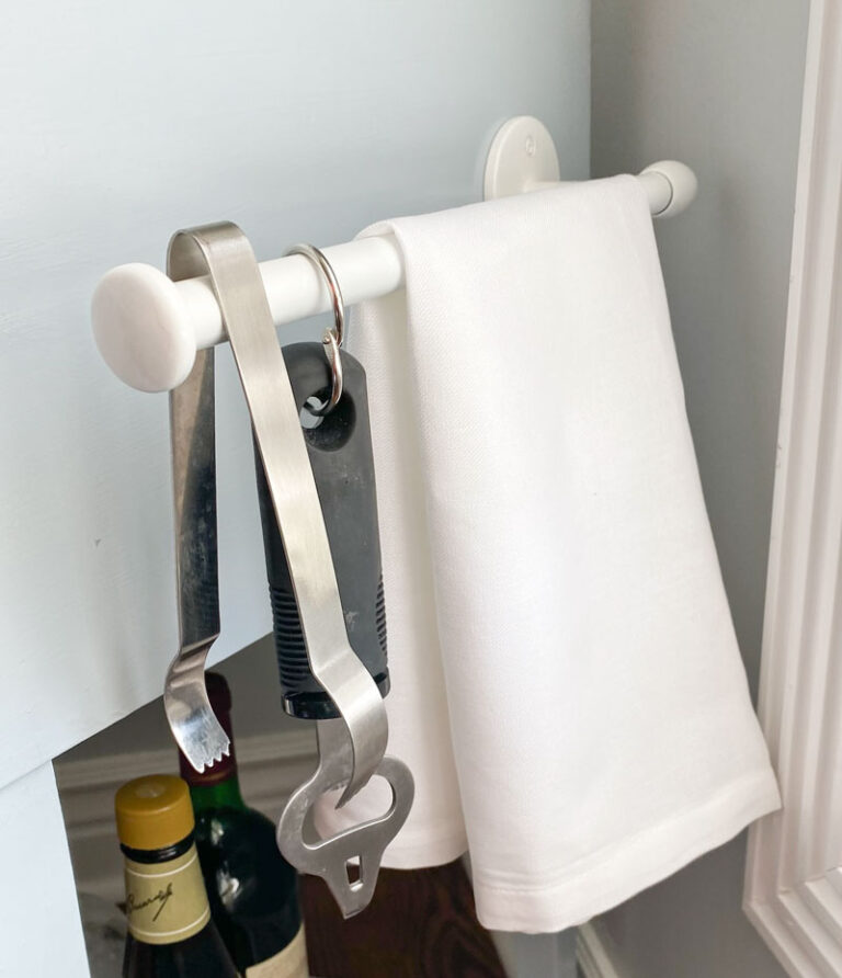 DIY Bar Cart from a Vintage Sewing Machine Cabinet | Chica and Jo