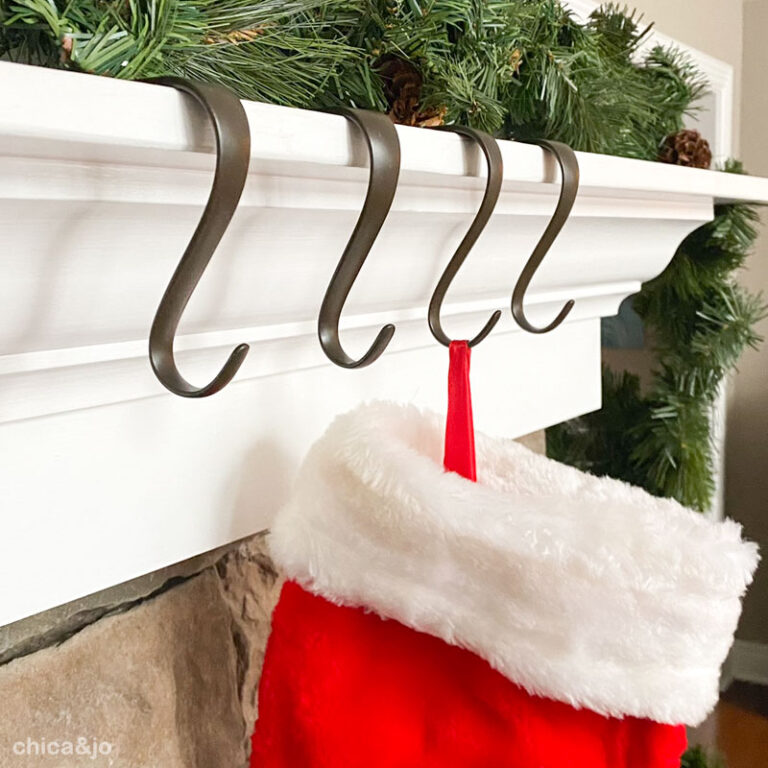 Stocking Hangers That Won't Tip or Fall | Chica and Jo