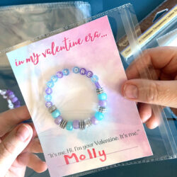 Taylor Swift Valentines with Friendship Bracelets | Chica and Jo