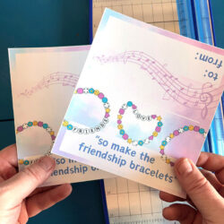 Taylor Swift Valentines with Friendship Bracelets | Chica and Jo