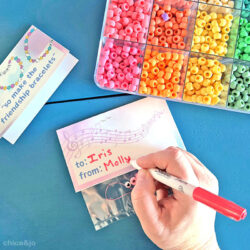 Taylor Swift Valentines with Friendship Bracelets | Chica and Jo