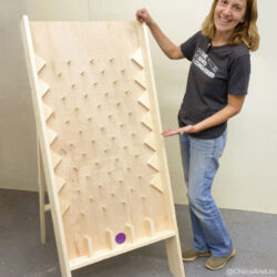 DIY Plinko Board - How to Make a Plinko Board Game | Chica and Jo